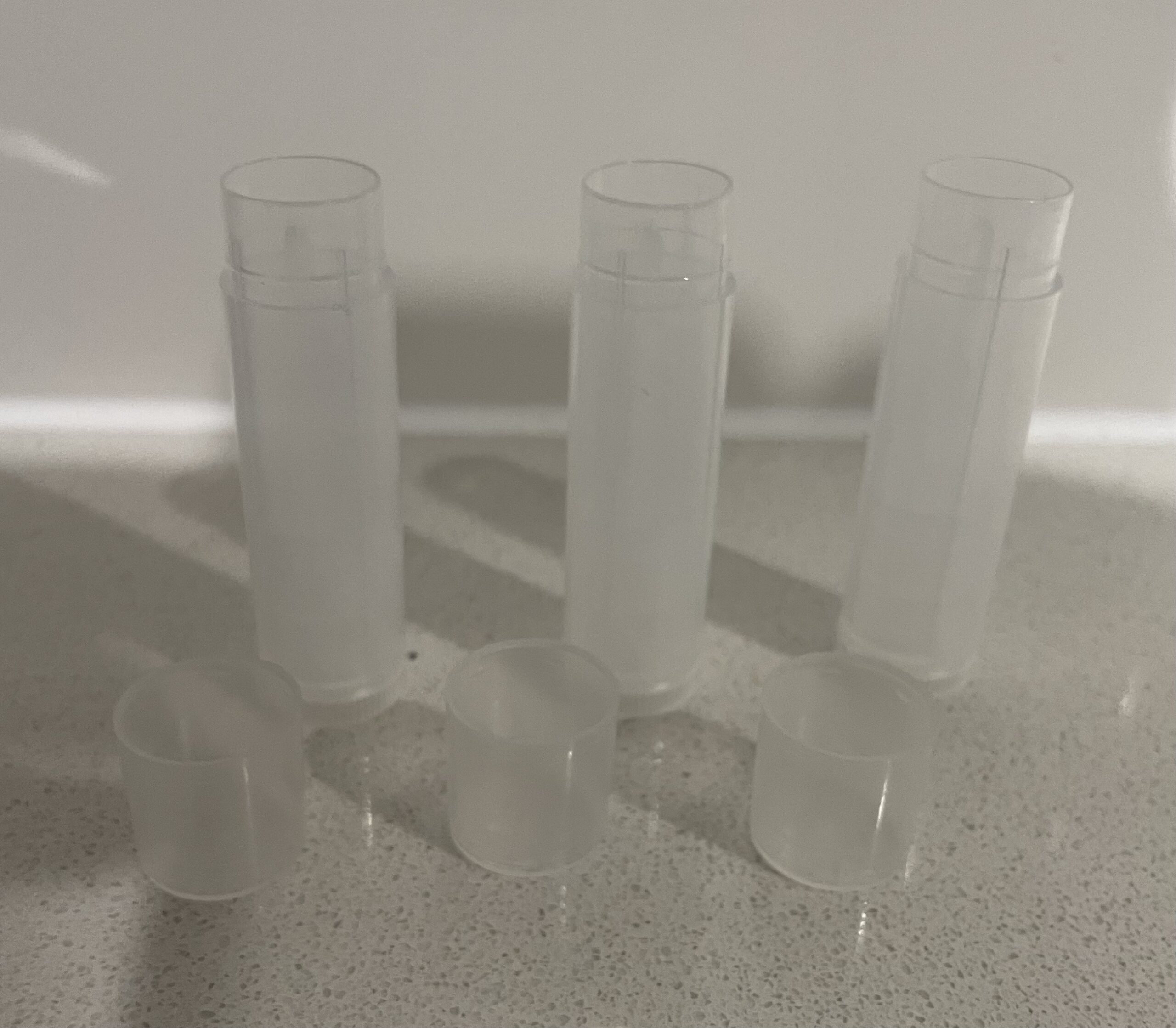 Lip Balm Tube Transparent empty - Essentials Only